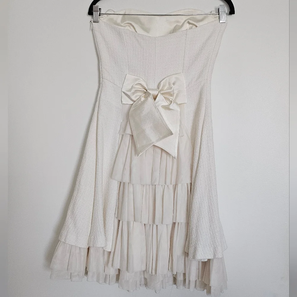 Jesus Diamante | Dresses | Jesus Diamante Hime Gyaru White Strapless ...